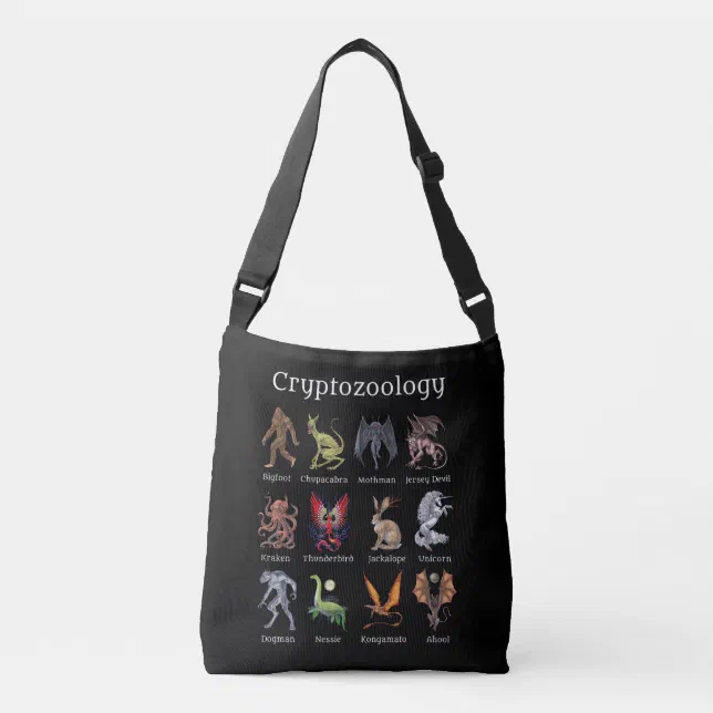 Cryptozoology Cryptid Creatures Crossbody Bag | Zazzle