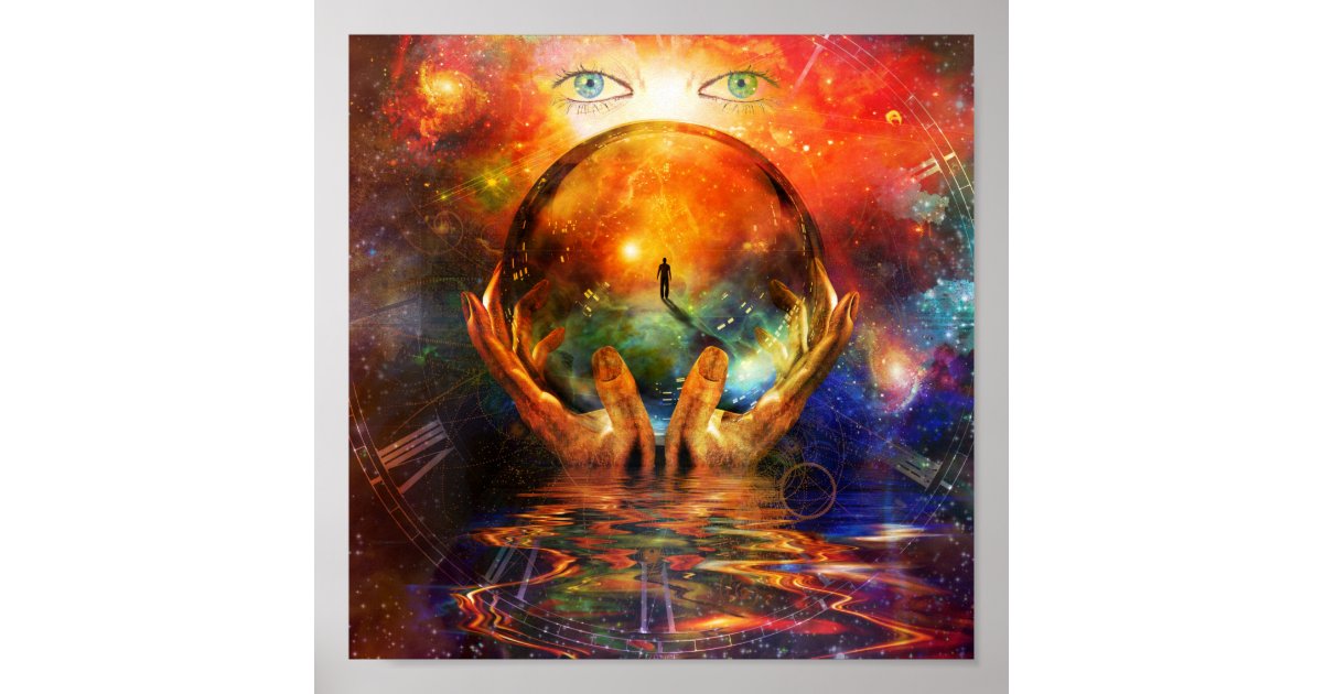 Crystal ball poster | Zazzle