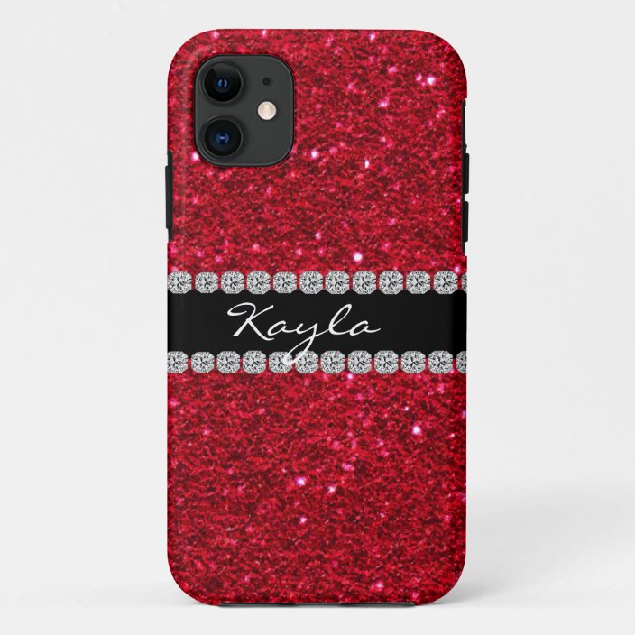 Crystal BLING RUBY RED IPHONE 5 Case | Zazzle.com