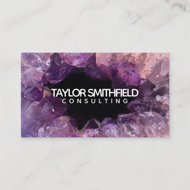 crystal gem business card | Zazzle
