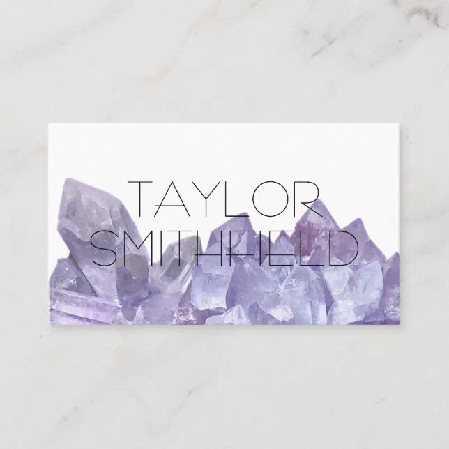 crystal gem business card | Zazzle