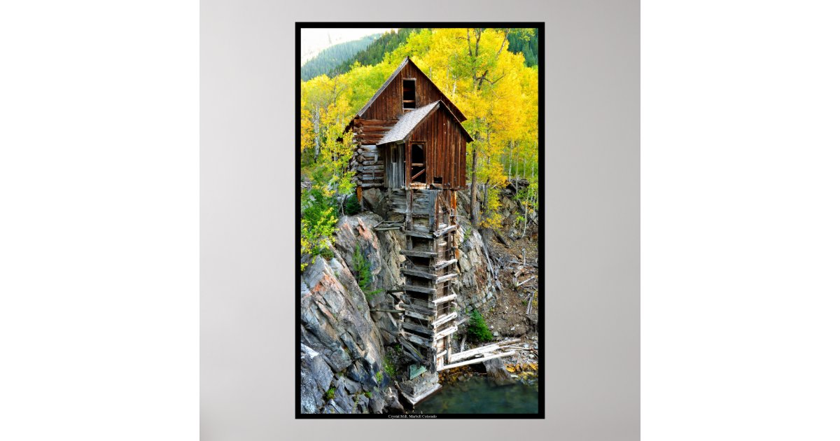 crystal mill poster | Zazzle