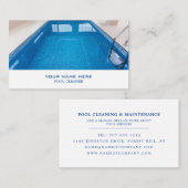 Crystal Pool, Swimming Pool Cleaner Business Card | Zazzle
