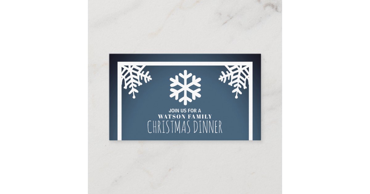 Crystal snowflake, Christmas Party Ticket Invite | Zazzle