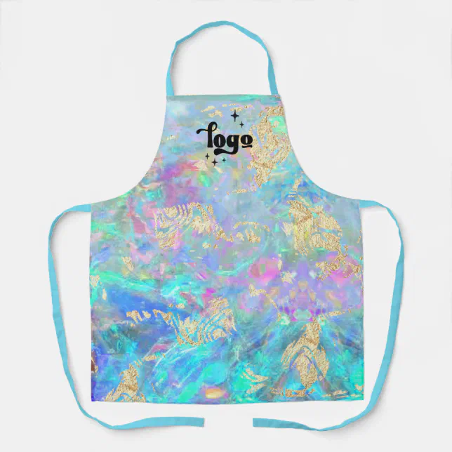 crystal stone background apron | Zazzle