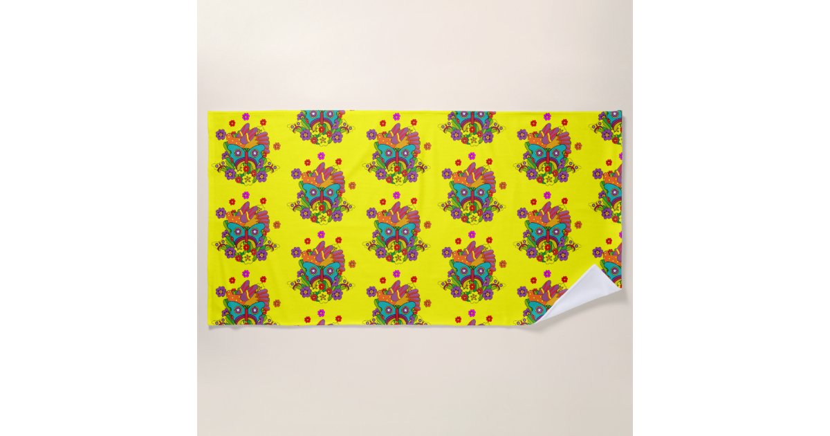 Crystal Tipps and Alistair Beach Towel | Zazzle