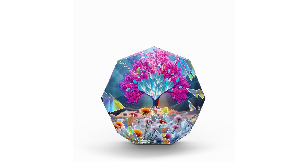 Crystal Tree of Light Acrylic Award | Zazzle