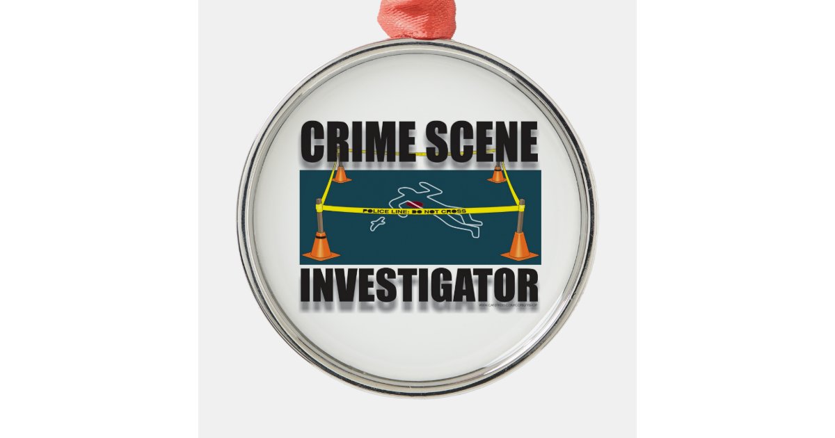 CSI METAL ORNAMENT | Zazzle