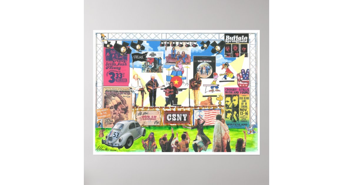 CSNY POSTER | Zazzle