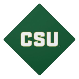 CSU Letter Mark Graduation Cap Topper | Zazzle