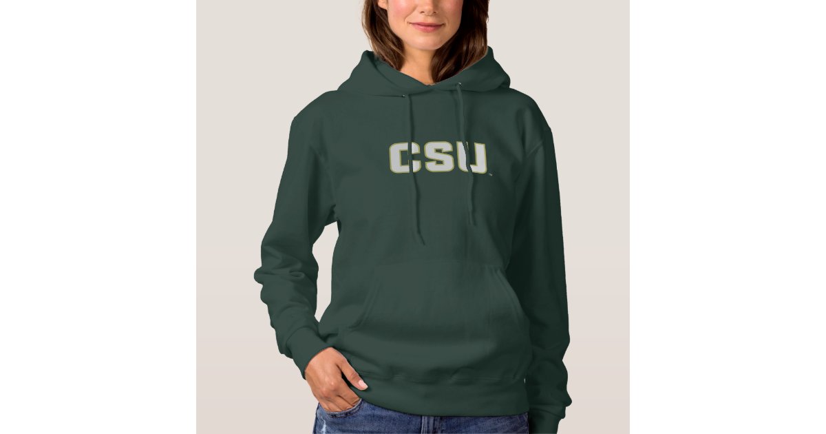 CSU Letter Mark Hoodie | Zazzle