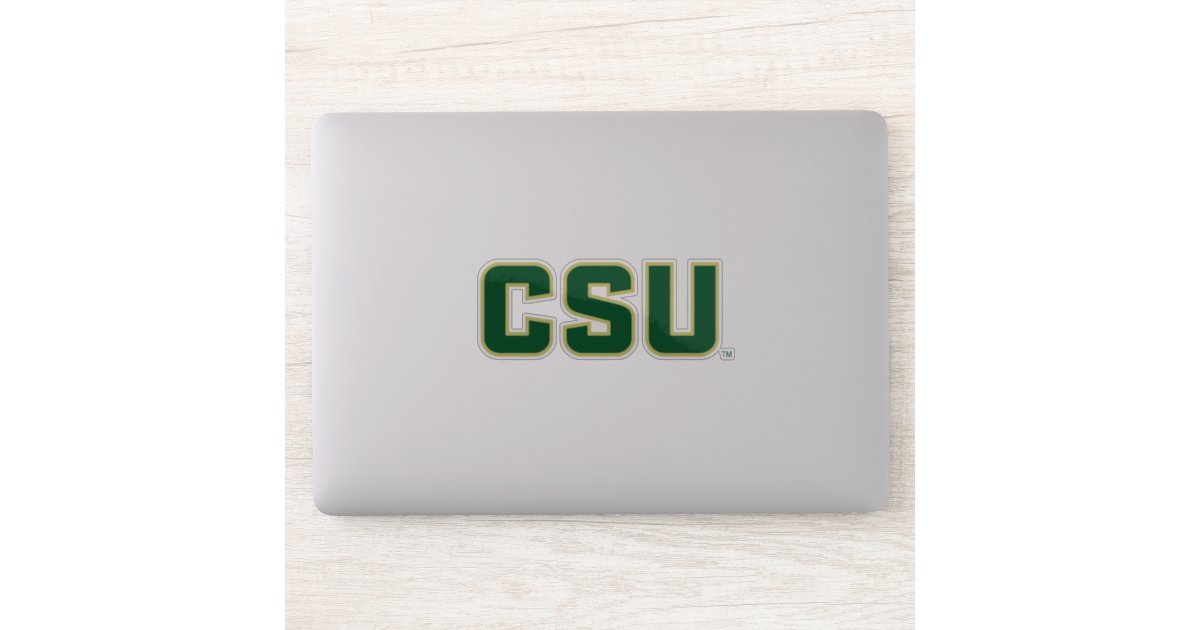 CSU Letter Mark Sticker | Zazzle