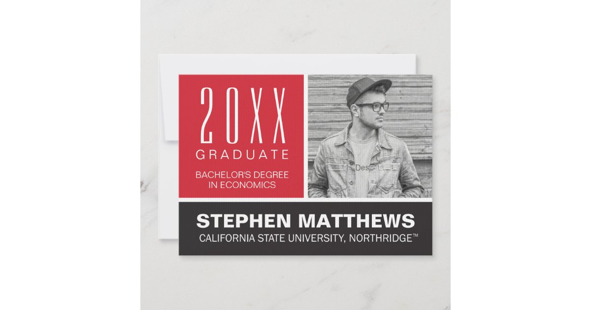 CSUN Graduation Announcement | Zazzle
