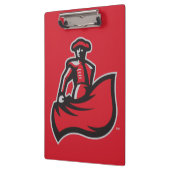 CSUN Matador with Cape - Red Clipboard | Zazzle