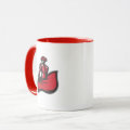 CSUN Matador with Cape - Red Mug | Zazzle