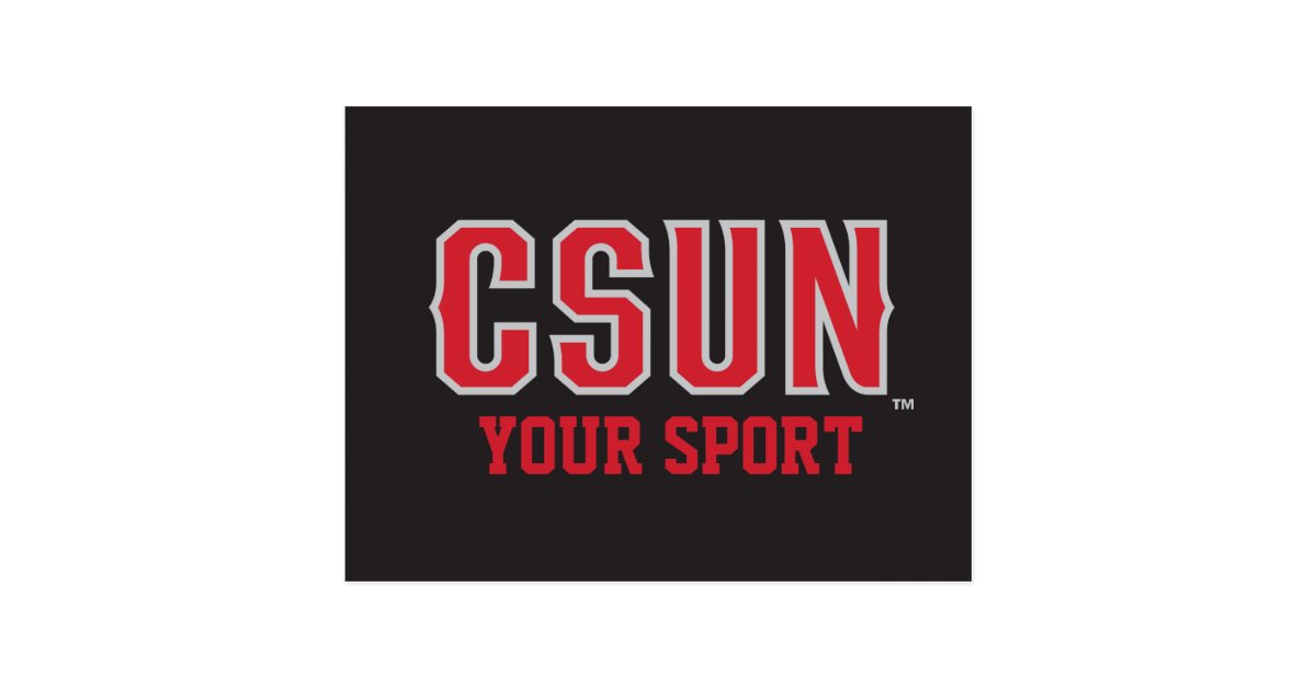 CSUN Red - Customize Your Sport Postcard | Zazzle.com