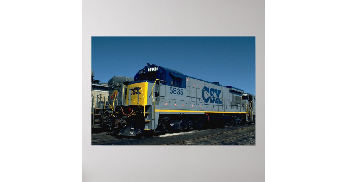 CSX GE B36-7 POSTER | Zazzle