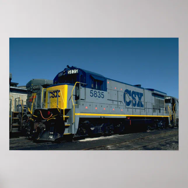 CSX GE B36-7 POSTER | Zazzle