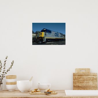 CSX GE B36-7 POSTER | Zazzle
