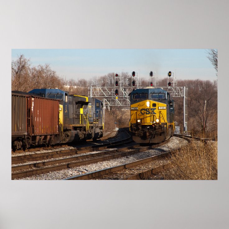 CSX Lansdowne Interlocking Poster | Zazzle