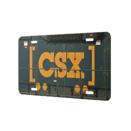 CSX Logo License Plate | Zazzle
