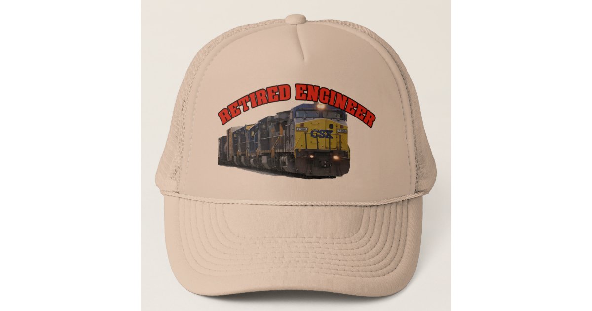 CSX Retired Engineer Hat | Zazzle