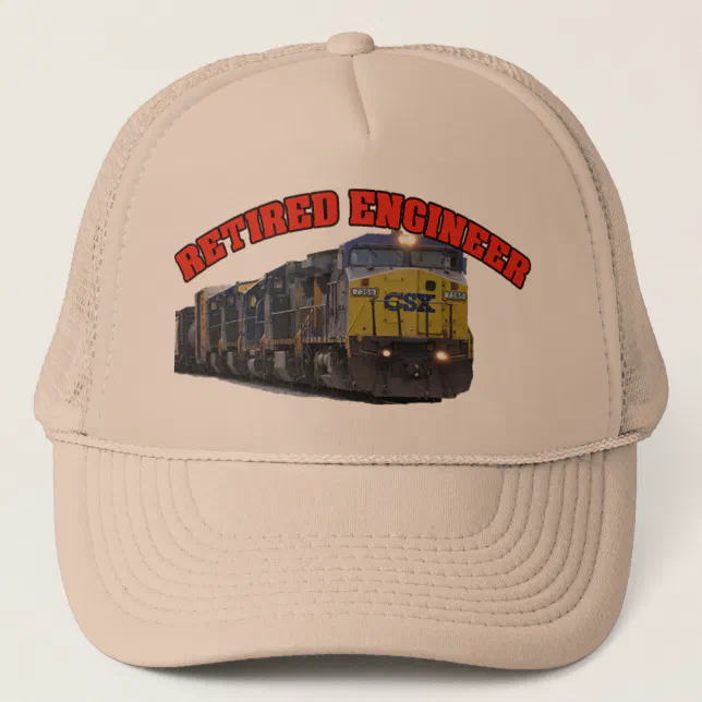 CSX Retired Engineer Hat | Zazzle