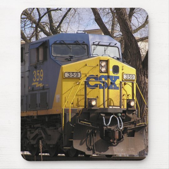 CSX Train Mouse Pad | Zazzle.com
