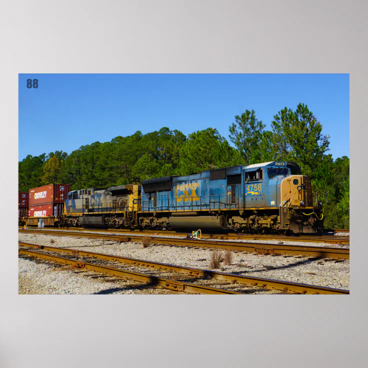 CSX Train poster | Zazzle