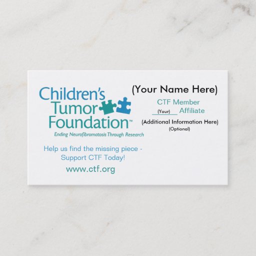 CTF Business Card - Customize It! - Customized