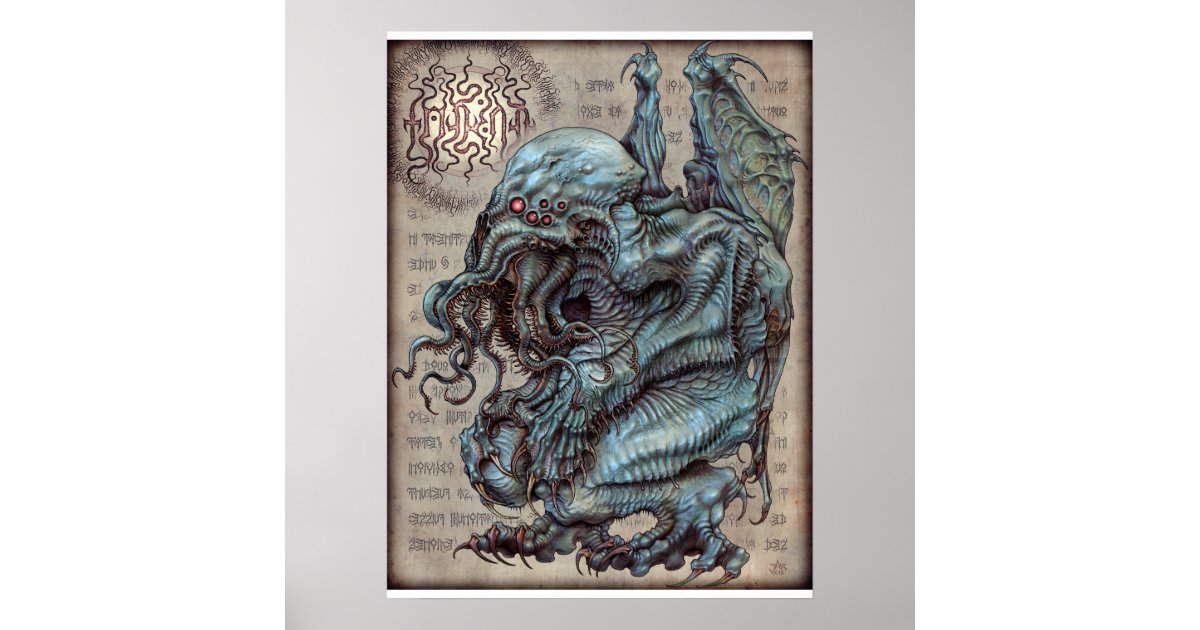 Cthulhu 18x24 poster | Zazzle