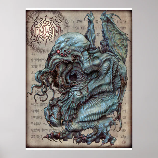 Cthulhu 18x24 poster | Zazzle
