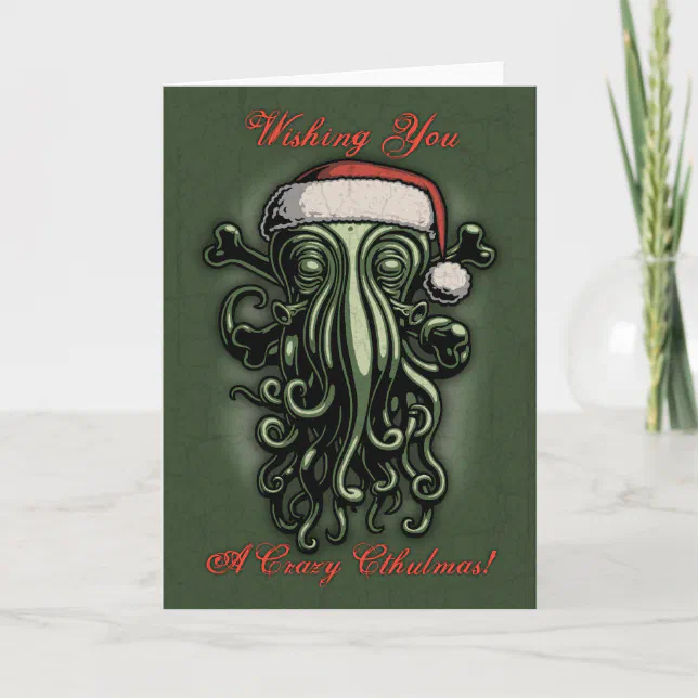 Cthulhu Claus Holiday Card | Zazzle