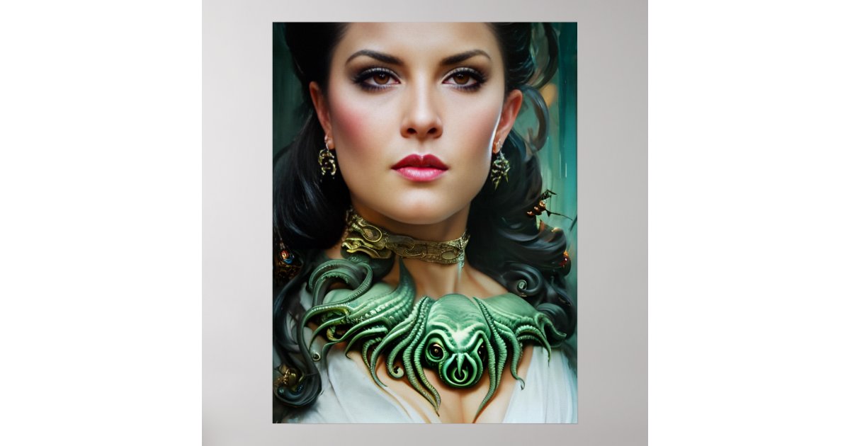 cthulhu goddess woman poster | Zazzle