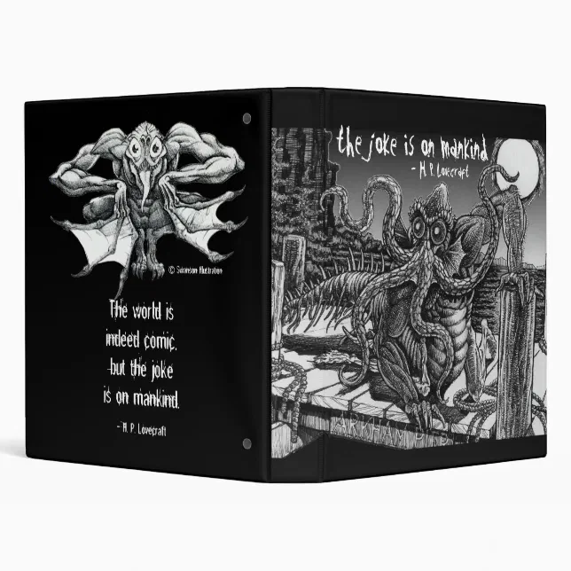 Cthulhu Lore: the Joke is on Mankind binder | Zazzle