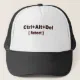 ctrl+alt+del, Reboot Trucker Hat | Zazzle