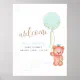 Cub Teddy Bear Baby Shower Welcome Sign | Zazzle