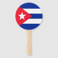 Cuba flag hand fan | Zazzle