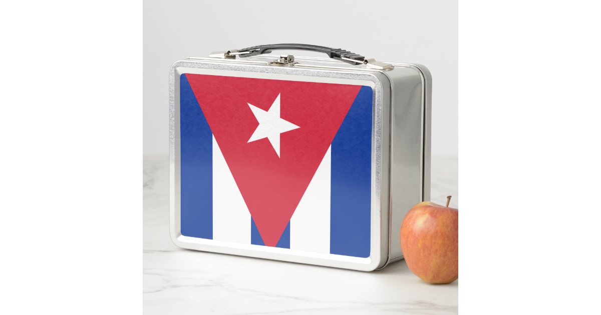 Cuba Flag Metal Lunch Box | Zazzle