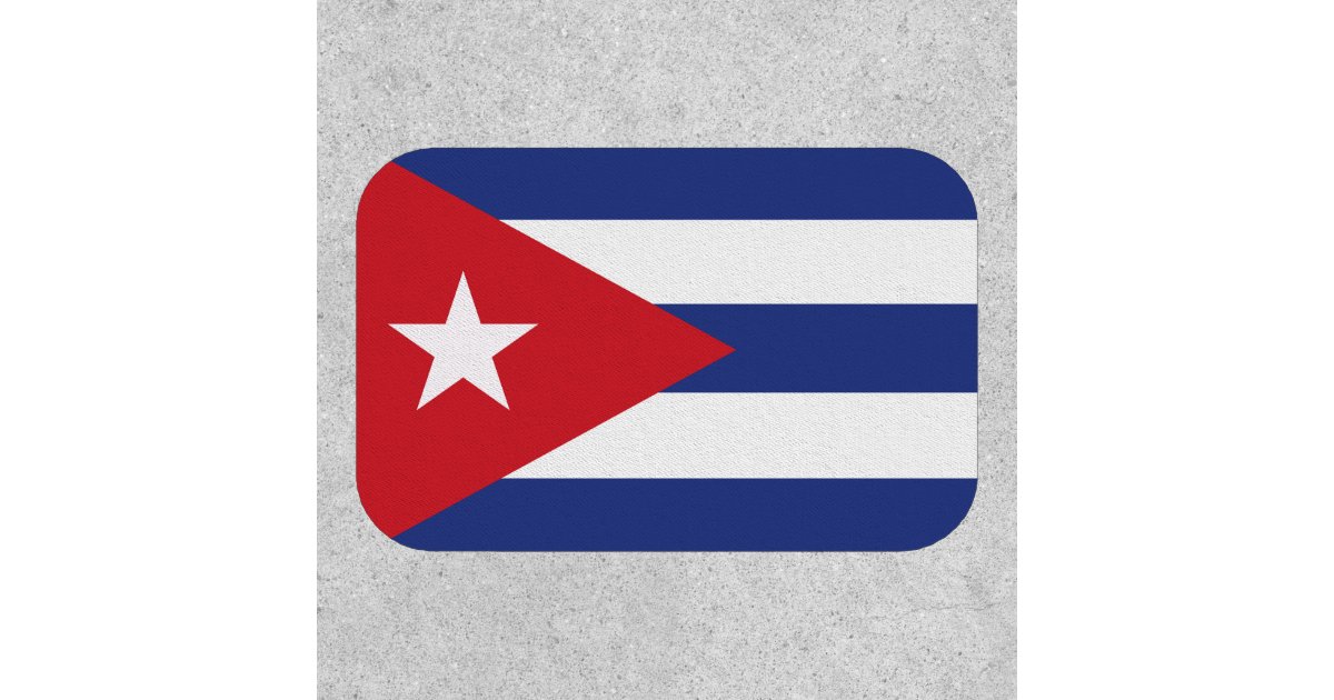 Cuba Flag Patch | Zazzle