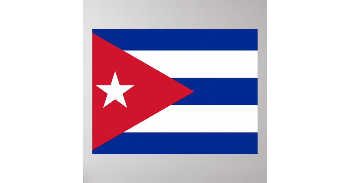 Cuba Flag Poster | Zazzle