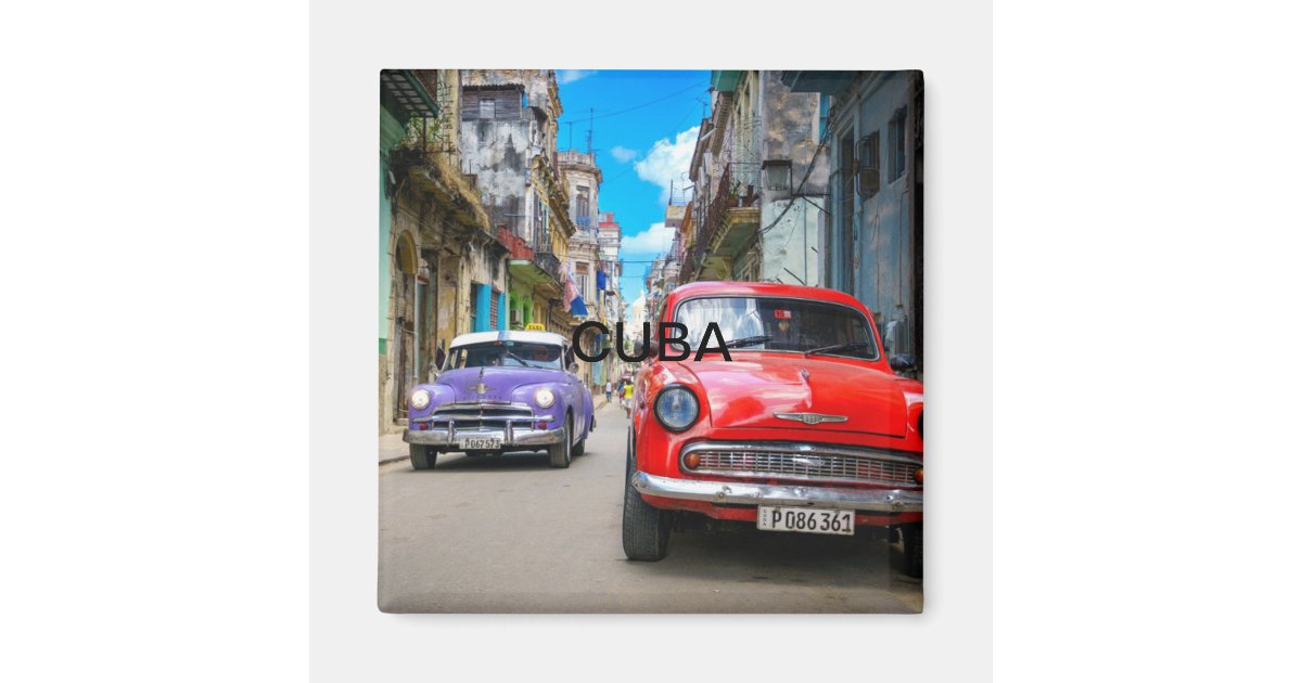 CUBA HAVANA MAGNET | Zazzle