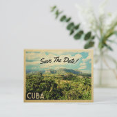 Cuba Save The Date Vintage Postcards | Zazzle