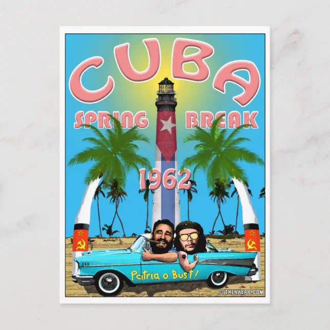 Cuba Spring Break 1962 Travel Postcard | Zazzle