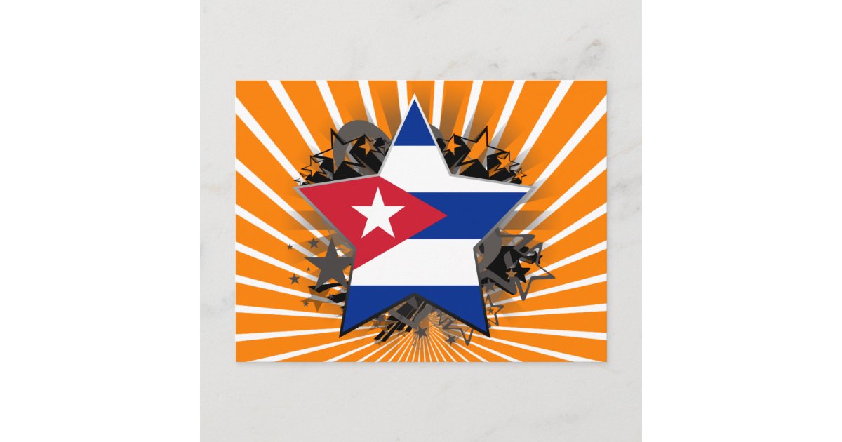Cuba Star Postcard | Zazzle