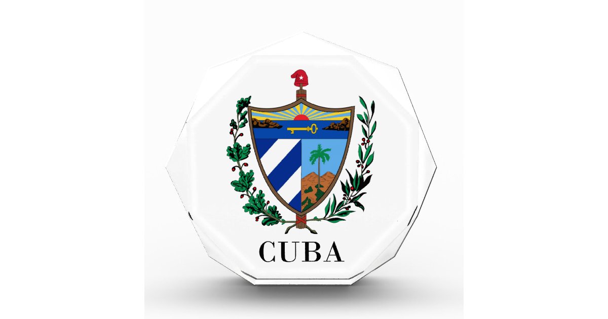 CUBA - symbol/coat of arms/flag/colors/emblem Award | Zazzle