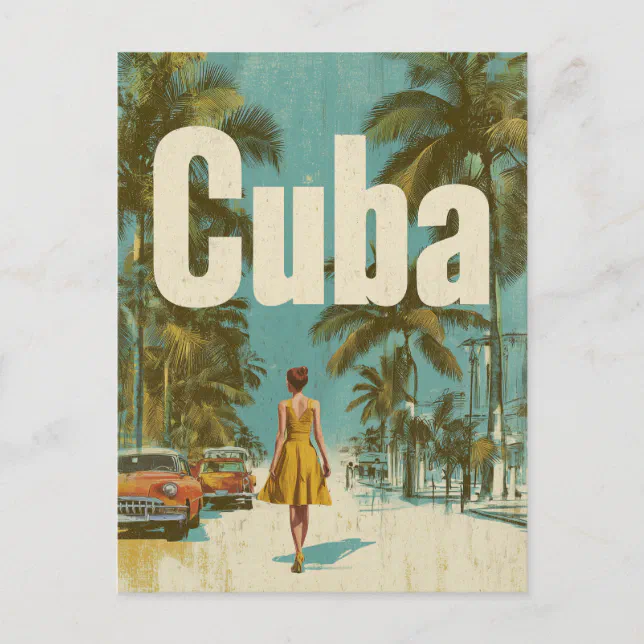 Cuba vintage postcard | Zazzle