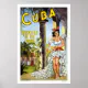 Cuba Vintage Travel Poster | Zazzle