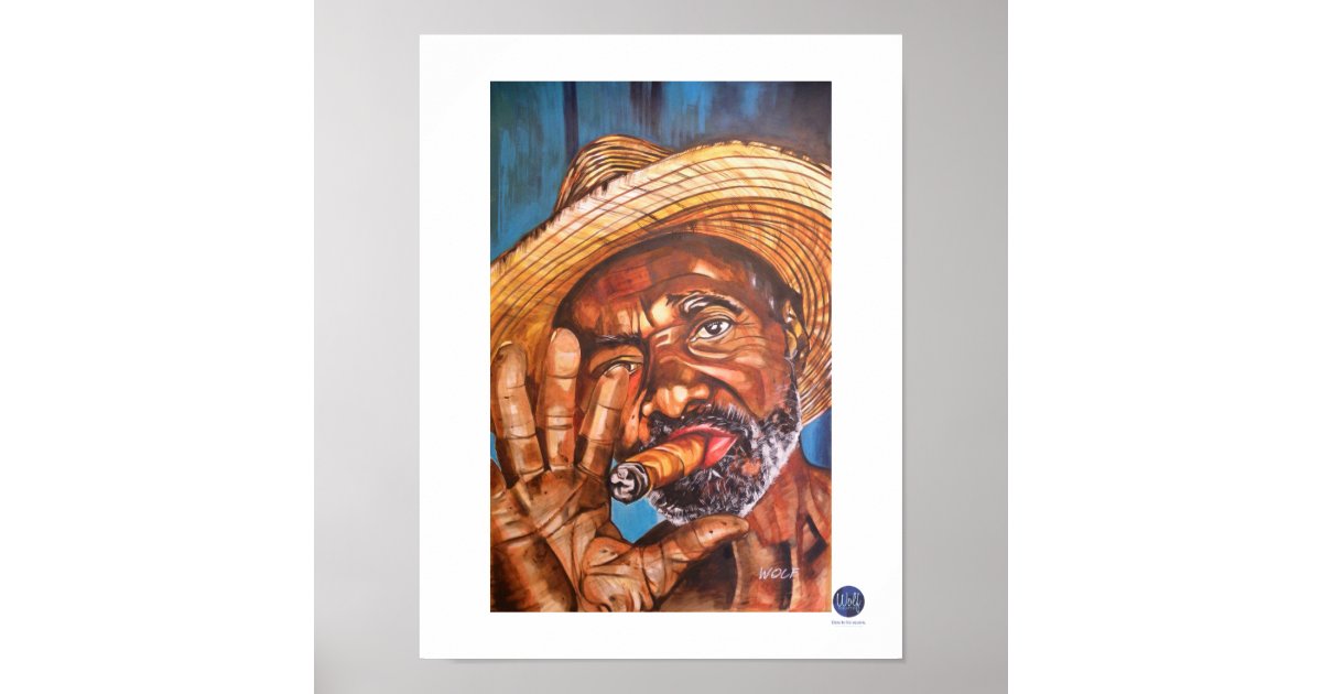 Cuban Cigar Poster | Zazzle
