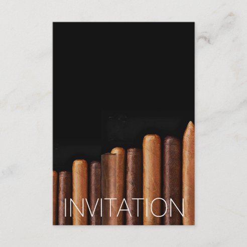 Cigars Invitations | Zazzle
